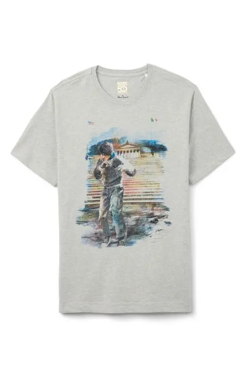 Robert Graham X Rocky 50th The Steps Graphic T-shirt
