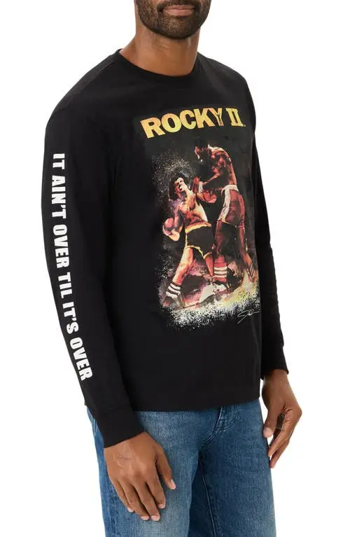 Robert Graham X Rocky 50th Redemption Long Sleeve Graphic T-shirt