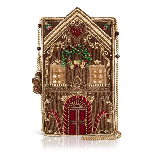 MARY FRANCES ACCESSORIES Candy Cottage Crossbody Phone Bag