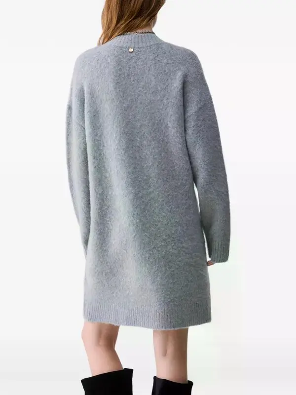 Liu Jo Short Dress In Wool Brushed