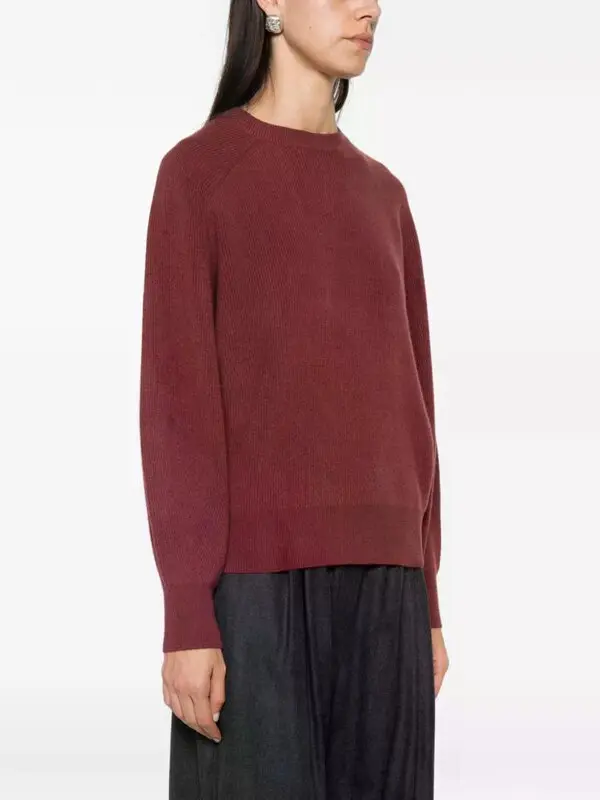 Brunello Cucinelli Ribbed-knit Raglan-sleeve Sweater