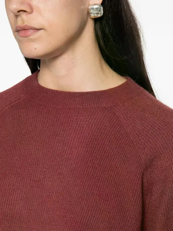 Brunello Cucinelli Ribbed-knit Raglan-sleeve Sweater