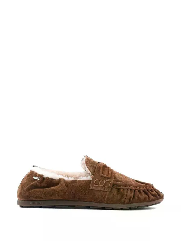 NUBIKK Riley Mio Fur-lined Loafers - Brown