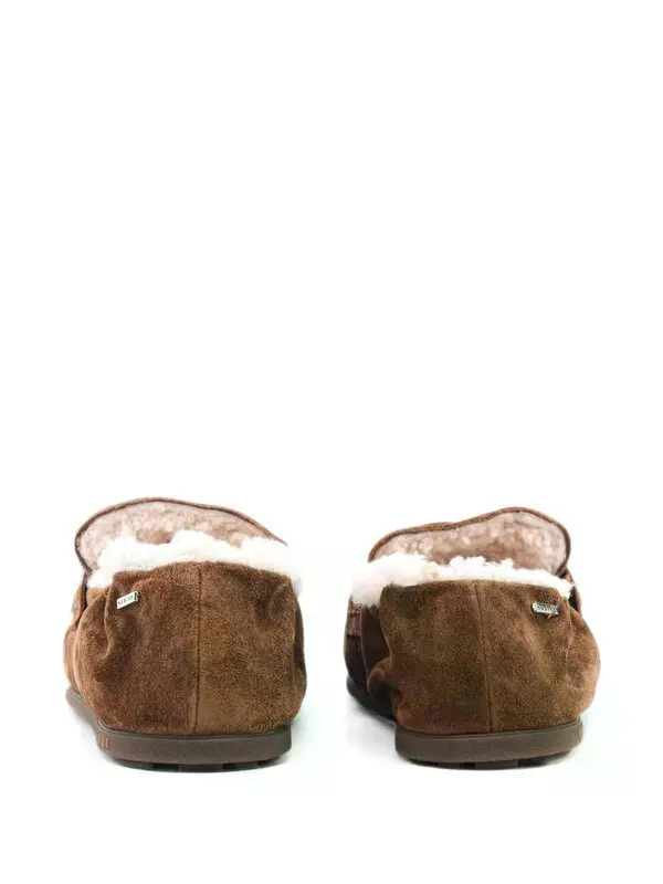 NUBIKK Riley Mio Fur-lined Loafers - Brown