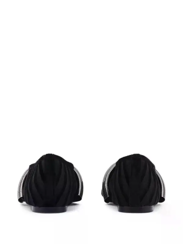 Lola Cruz Alexa Striped Ballet Flats