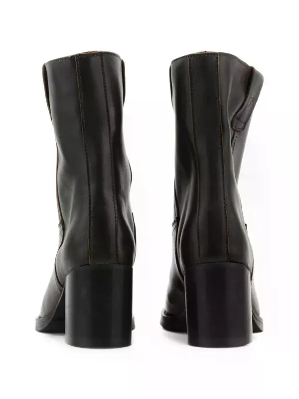 POSA Corta Leather Ankle Boots