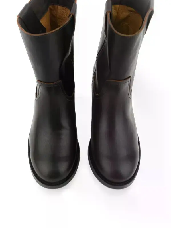 POSA Corta Leather Ankle Boots