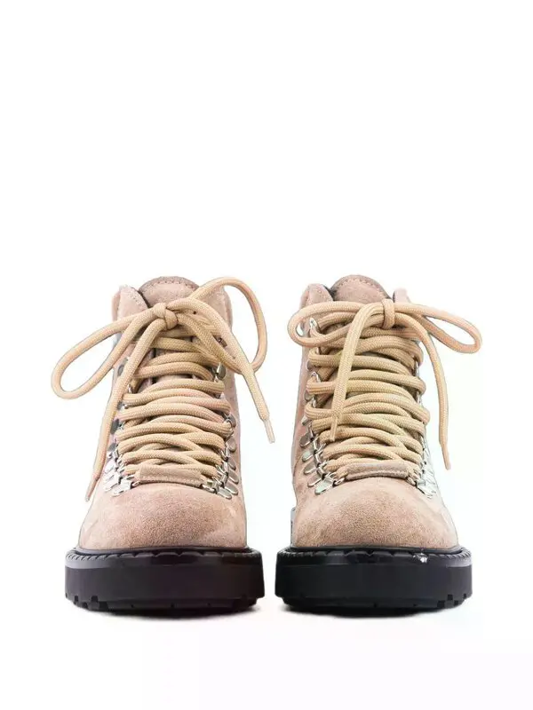 PAUL WARMER Courchevel Suede Combat Boots