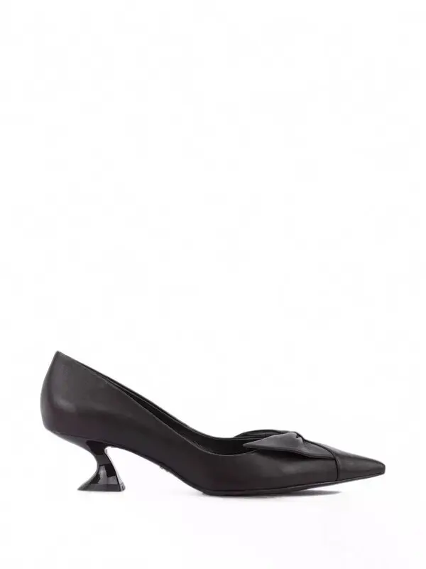 Lola Cruz Manuela Bow-detail Pointed-toe Pumps
