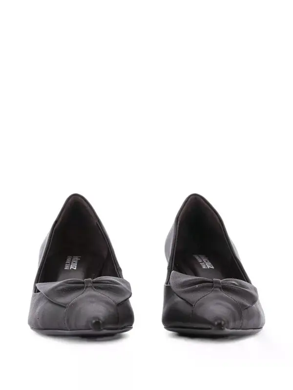 Lola Cruz Manuela Bow-detail Pointed-toe Pumps