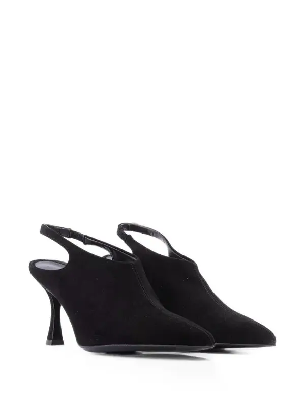 PAUL WARMER Suede Slingback Pumps