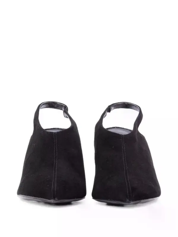 PAUL WARMER Suede Slingback Pumps