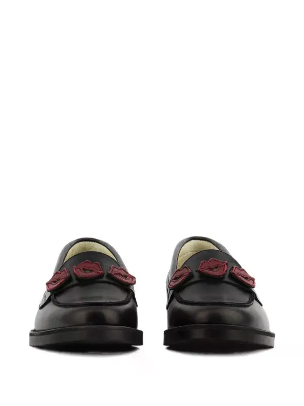 DUKE + DEXTER Wild Kisses Leather Loafers
