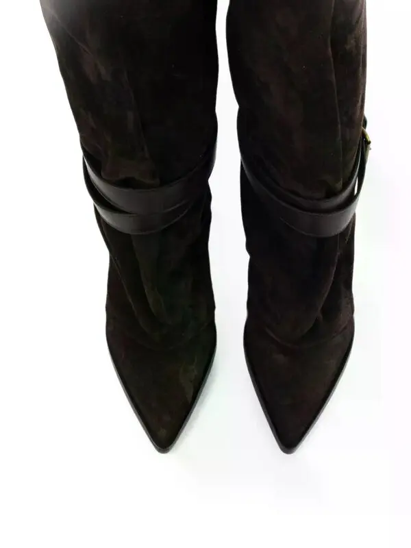 Elena Iachi Queenie Buckle Slouchy Boots
