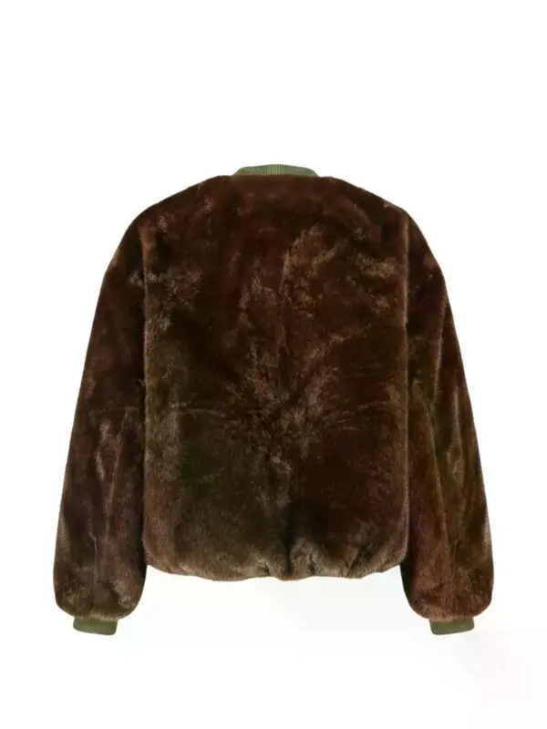 BLONDE NO.8 Katilin Reversible Faux-fur Bomber Jacket