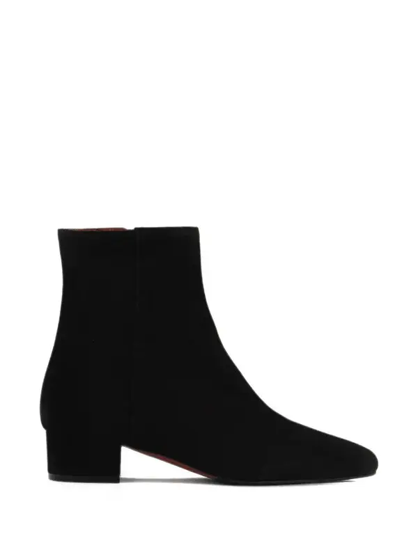 PAUL WARMER Kaoris Leather Ankle Boots - Black