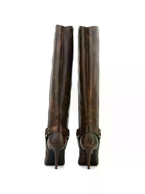 PAUL WARMER Arizona Leather Knee-high Boots