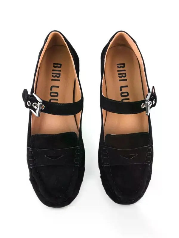 BIBI LOU Amaris Buckle-strap Ballet Flats