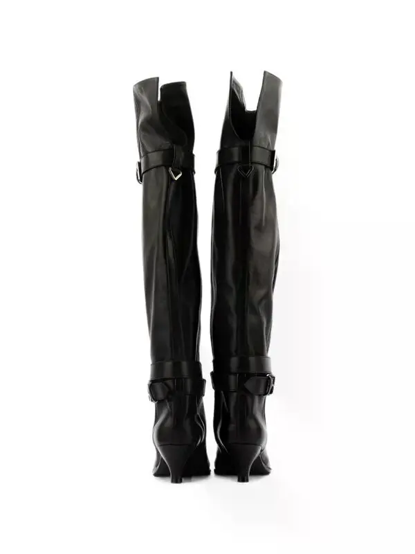 Elena Iachi Queenie Buckle-strap Slouchy Boots