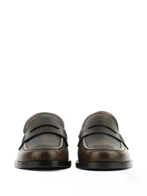 Roberto Festa Caty Brushed Leather Loafers