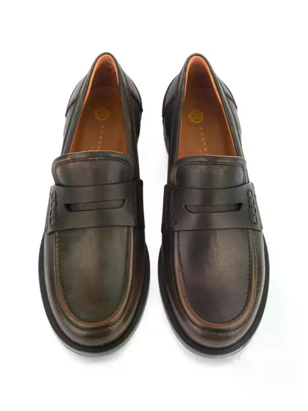 Roberto Festa Caty Brushed Leather Loafers