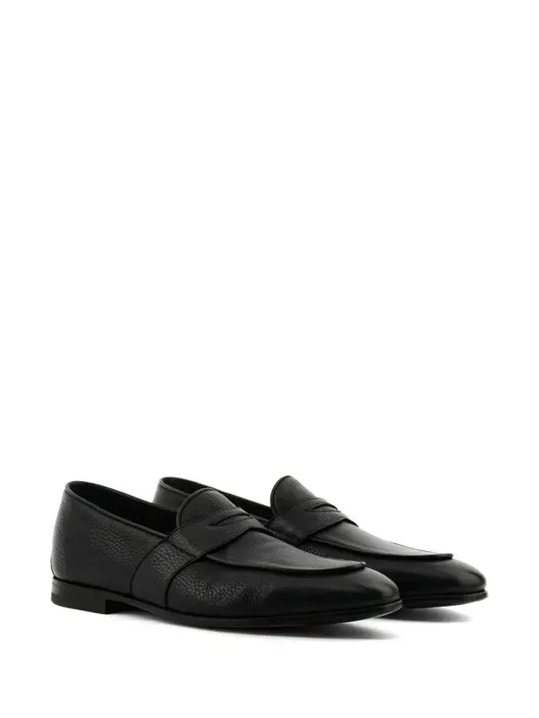 FRANCESCHETTI Caviar Leather Loafers