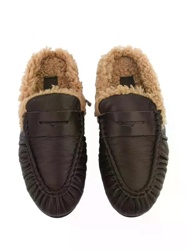 TORAL SHOES Piper Shearling-lined Loafers