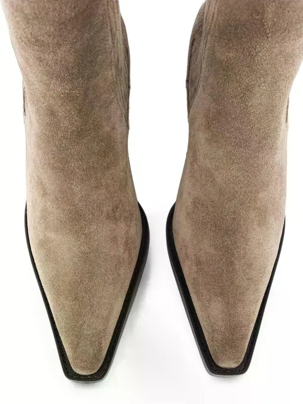 Lola Cruz Solenne Suede Ankle Boots