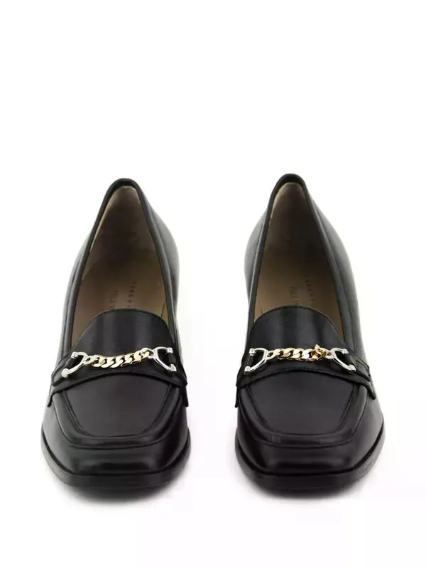 Roberto Festa Gert Chain-link Leather Pumps