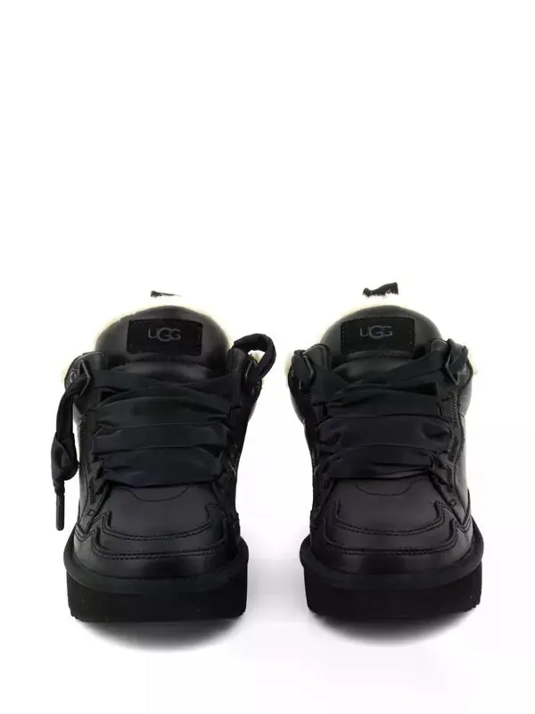 UGG Lowmel Leather Sneakers - Black
