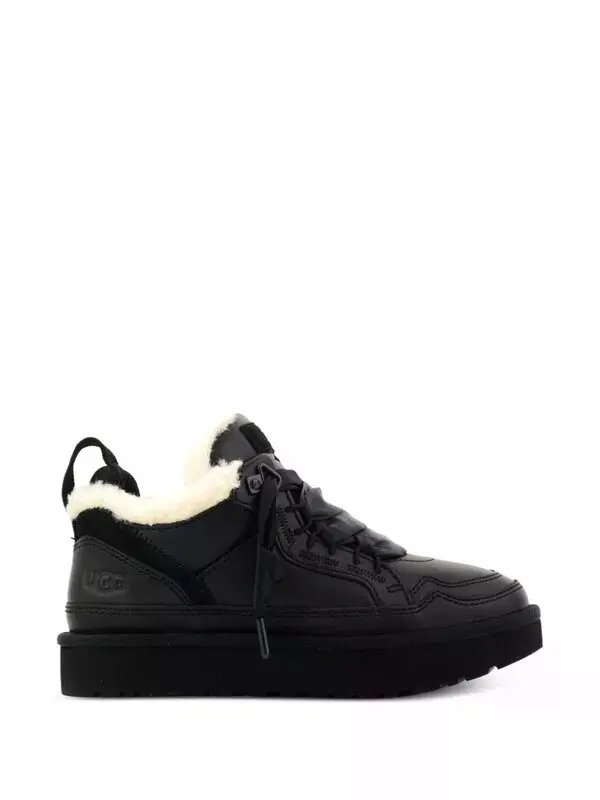 UGG Lowmel Leather Sneakers - Black
