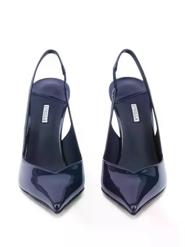 LE SILLA Vivienne Leather Slingback Heeled Pumps