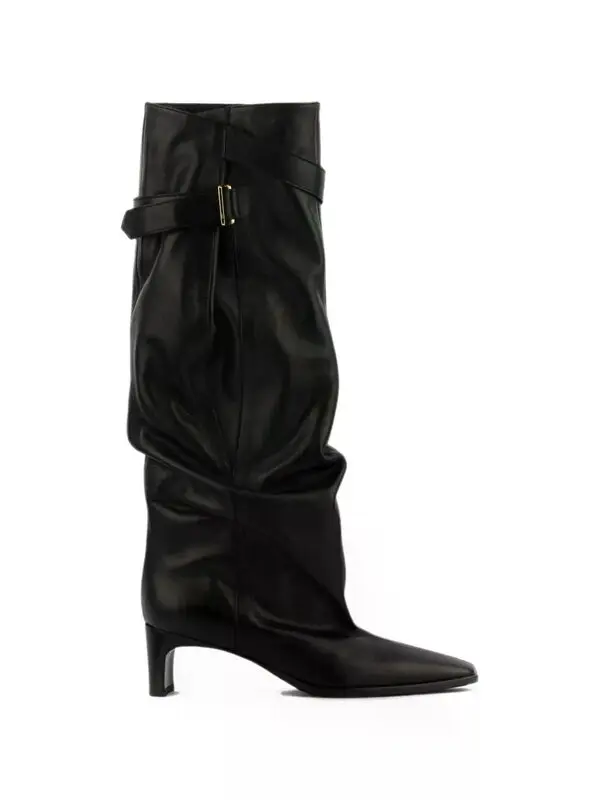 Elena Iachi Slouchy Buckled Boots