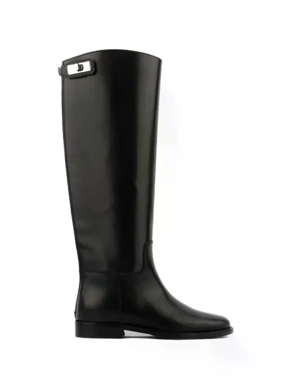 PAUL WARMER Rider Knee-high Boots - Black