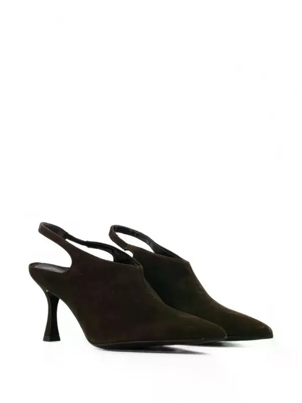 PAUL WARMER Viona Slingback Pumps - Brown
