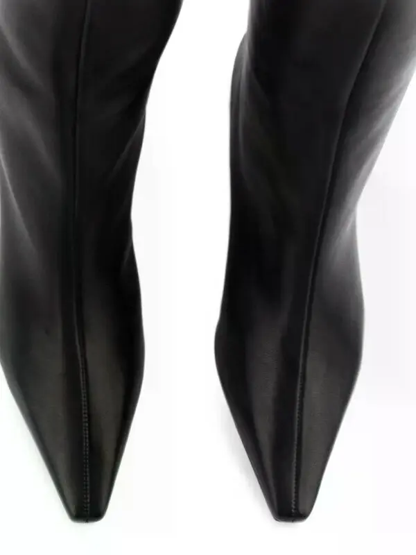 PAUL WARMER Fredine Pointed-toe Knee-high Boots