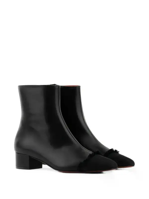 PAUL WARMER Toe-cap-detail Ankle Boots