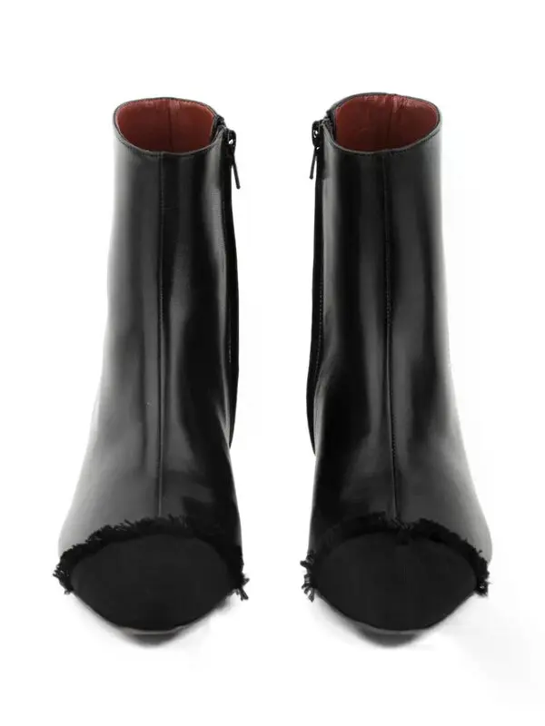 PAUL WARMER Toe-cap-detail Ankle Boots
