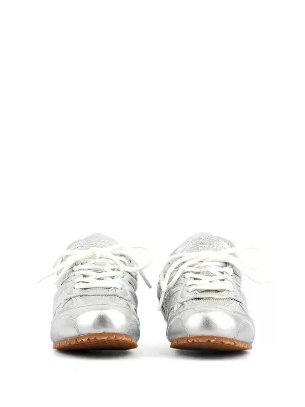 Axel Arigato Slow Runner Metallic-finish Low-top Sneakers