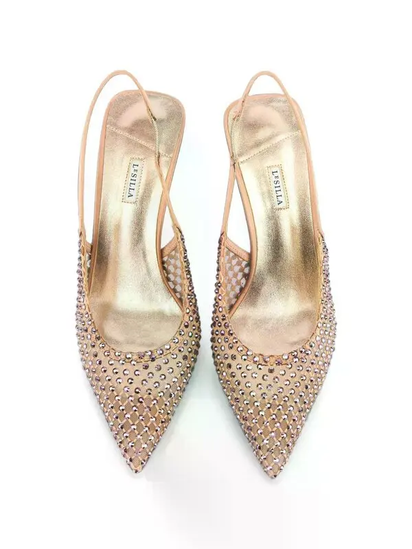 LE SILLA Gilda Crystal-embellished Pumps