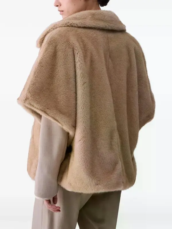 Liu Jo Cape In Faux Fur