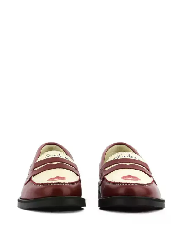 DUKE + DEXTER Wild Kiss Penny Loafers