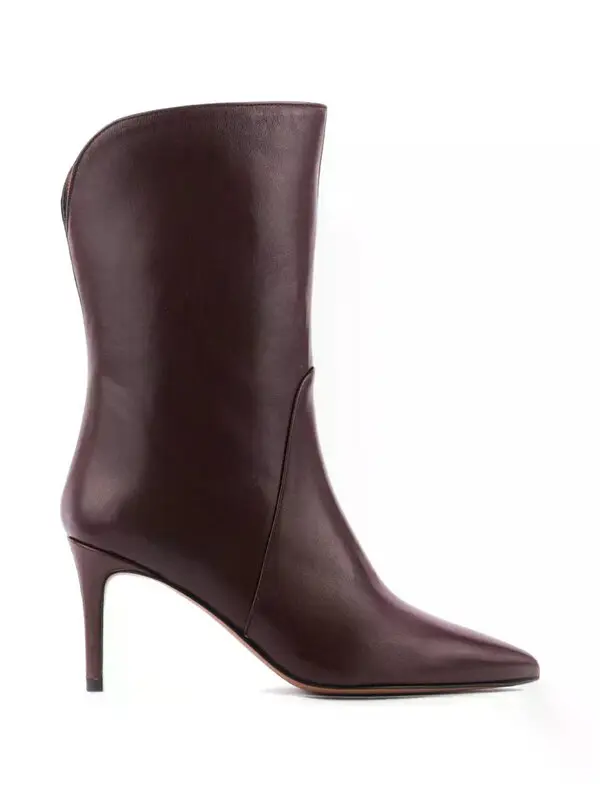 PAUL WARMER Melinor Leather Boots - Brown
