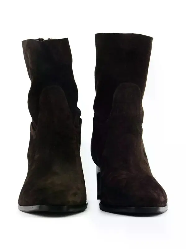 Elena Iachi Suede Ankle Boots