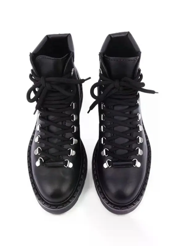 PAUL WARMER Courchevel Lace-up Combat Boots