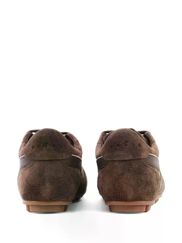 Hogan Olympia Sneakers Dark Suede - Brown