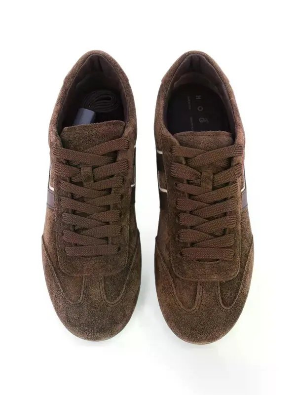 Hogan Olympia Sneakers Dark Suede - Brown