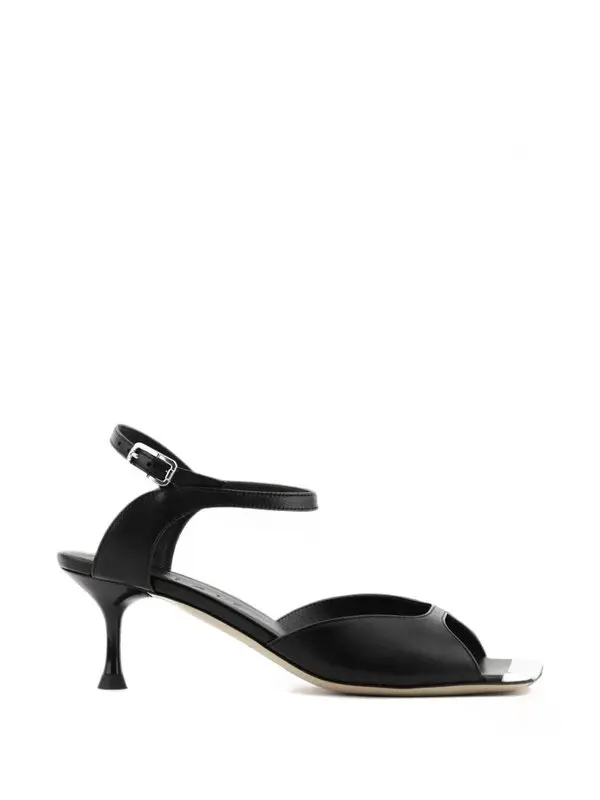 MOROBÉ Grace Leather Heeled Sandals