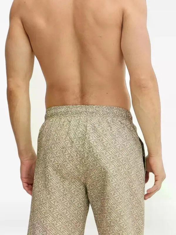 EA7 EMPORIO ARMANI All-over Logo Swim Shorts