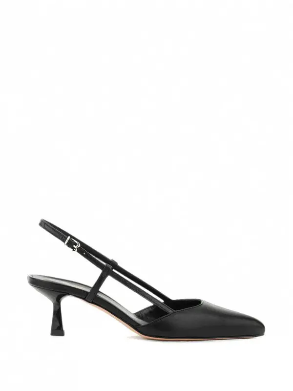 PAUL WARMER Pointed-toe Slingback Pumps - Black